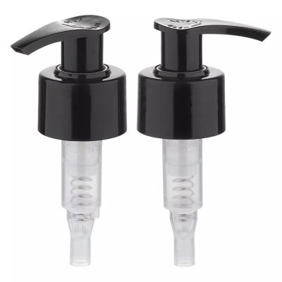 China Handwash Plastic Matte Black Lotion Pump 28/410 With Left Right Lock for sale