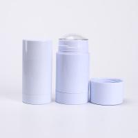 China Round Twist Up Salve Plastic Deodorant Tubes Container 30g 50g 75g Clear Empty for sale