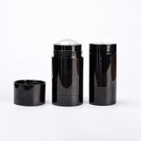 China Round Twist Up Salve Plastic Deodorant Tubes Container 30g 50g 75g Clear Empty for sale