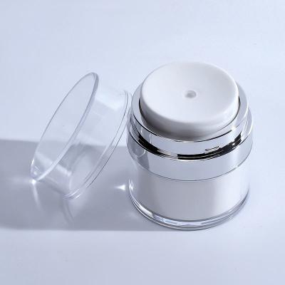 China 30ml 50ml Refillable Luxury Airless Pump Jar For Cream Foundation for sale