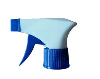 China Blue White Color Plastic Trigger Sprayer 28mm for Daily Cleaning Household Cleaning for sale