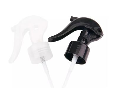 China 24/410 Clear White Black Mist Spray Nozzle Head Mini Trigger Sprayer for cleaning for sale