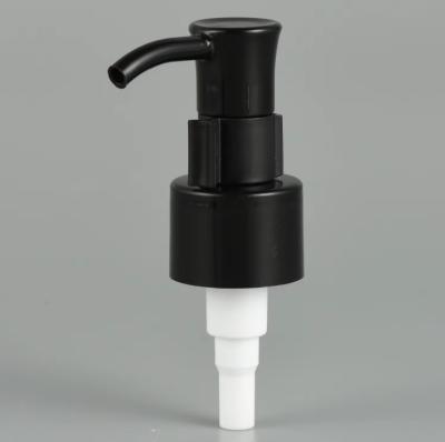 China 28/410  Dispenser Oil Pump Black White Plastic Lotion Pump With Clip for sale