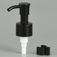 China 28/410  Dispenser Oil Pump Black White Plastic Lotion Pump With Clip for sale