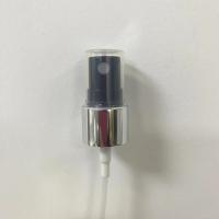 China 20 410 Silver/Black Shiny Aluminum Fine Mist Sprayer Pump 0.12cc Output for sale