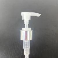 China 24/410 Aluminum-Natrual Big Head Plastic Lotion Shampoo Screw Dispenser Pump For Bottle for sale