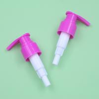 China Factory Price 24/410 Lotion Pump Colorful PP Plastic Screw Down Lock Liquid Dispenser Pump For Body Lotion Bottle for sale