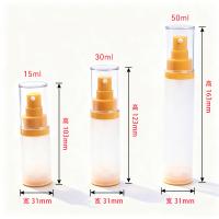 China Cosmetic Cream Airless Pump Bottle 15ml 30ml 50ml Airless Pump Bottle AS and PP for sale