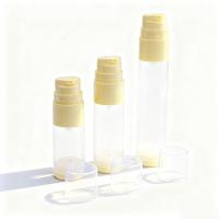 China Luxury Empty Refillable Airless Bottle in PP Material in 15ml 30ml 50ml Sizes for sale