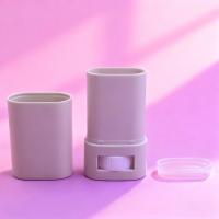 China Customized Oval Flat 15g 20g Twist up Stick Deodorant Packaging Refillable Body Deodorant Sunscreen Container Tubes Deodorant Packaging for sale