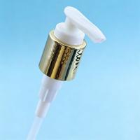 China 24/415  Golden/Silver UV Lotion Pump Plastic Shampoo Soap Dispenser Pump for sale