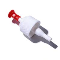 China 24mm 28mm 1cc Plastic Non-Spill Fine Mist Spray Pump with Custom Logo and Screw-On Cap for Bottles for sale