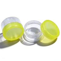 China HOT Sale Cosmetic Container 10g 15g  Custom Color PS Plastic Eye Face Mini Body Cream Jar for sale
