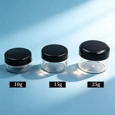 China Personal Cosmetic Cream Jar 10g 15g 25g Plastic PP Cream Jar for sale