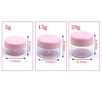 China Face Cream Jar Cosmetics Skin Care Container Empty Face Cream Jar 5g 15g 20g for sale