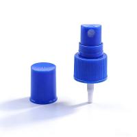 China 20-410 Blue PP Plastic Ribbed Skirt Fine-Mist Sprayer With 110mm Dip Tube for sale