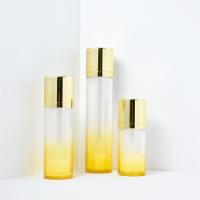 China Cosmetic Luxury AS Airless Pump Bottle 15ml 30ml 50ml White Double Wall Airless Serum Bottle with Frosted Bottle for sale
