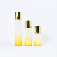 China Cosmetic Luxury AS Airless Pump Bottle 15ml 30ml 50ml White Double Wall Airless Serum Bottle with Frosted Bottle for sale