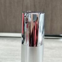 China Factory Wholesale 15ml 20ml 30ml Silver Plastic Cosmetic Lotion Pump Airless Bottle for Skin Care Packaging for sale