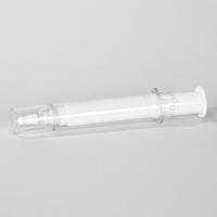 China Luxury PS PP Airless Cosmetic Syringe Pump Bottle 5ml 10ml 20ml Syringe Cosmetic For Eye Cream Serum Packaging for sale