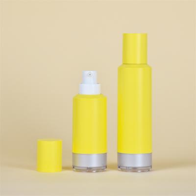 China Refillable Cosmetic Package Airless Bottle 30ml 50ml Empty Airless Pump Bottle for Skincare Foundation for sale