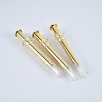 China Plastic Cosmetic 5/10/20ml Serum Syringe Eye Cream Airless Bottle Airless Syringe Bottles for Cosmetic Disposable Syringe Tube for sale