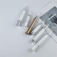 China Plastic Cosmetic 5/10/20ml Serum Syringe Eye Cream Airless Bottle Airless Syringe Bottles for Cosmetic Disposable Syringe Tube for sale