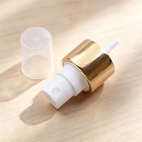 China 0.12ml Gold Aluminum-Plastic Pump Sprayer Perfume Mist  For Bottle Cosmetic Packaging 24/410 for sale