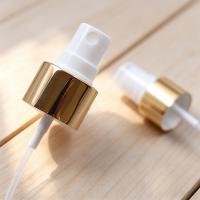 China 0.12ml Gold Aluminum-Plastic Pump Sprayer Perfume Mist  For Bottle Cosmetic Packaging 24/410 for sale