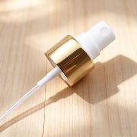 China 0.12ml Gold Aluminum-Plastic Pump Sprayer Perfume Mist  For Bottle Cosmetic Packaging 24/410 for sale