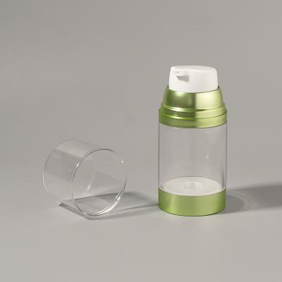 China Factory Wholesale Luxury 100ml 150ml 120ml ABS AS Airless Pump Bottle  with Matte Glossy UV Craftsmanship for sale