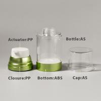China Factory Wholesale Luxury 100ml 150ml 120ml ABS AS Airless Pump Bottle  with Matte Glossy UV Craftsmanship for sale