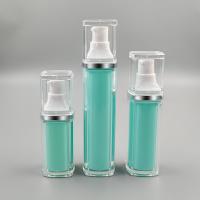 China Hot Sale Wholesale Factory High Quality 15ml 30ml 50ml Square Double-layer Vacuum Bottle  for Personal Care for sale