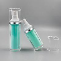 China Hot Sale Wholesale Factory High Quality 15ml 30ml 50ml Square Double-layer Vacuum Bottle  for Personal Care for sale