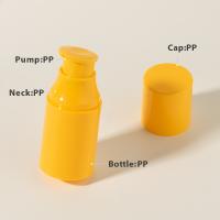 China Factory Wholesale Custom Luxury 30ml 50ml 80ml 120ml PP Airless Pump Plastic Bottles Set for Personal Skin Care Face/ Eye Cream for sale