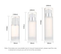 China Airless Pump Bottle 150ml 200ml 250ml/PP Transparent Lotion Pump Bottle for Cosmetic Packaging for sale