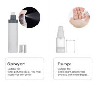 China Airless Pump Bottle 150ml 200ml 250ml/PP Transparent Lotion Pump Bottle for Cosmetic Packaging for sale