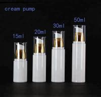 China Plastic Lotion Bottle Gold Shmpoo Water Airless Pump Bottle for sale