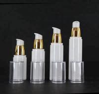 China Plastic Lotion Bottle Gold Shmpoo Water Airless Pump Bottle for sale