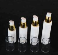 China Plastic Lotion Bottle Gold Shmpoo Water Airless Pump Bottle for sale