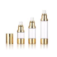 China Recommend 15ml 30ml 50ml Slim Airless Pump Bottle for Skin Care Packaging with Screen Printing Lotion & Serum for sale