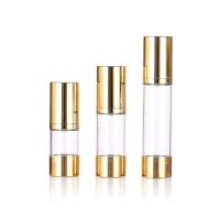 China Recommend 15ml 30ml 50ml Slim Airless Pump Bottle for Skin Care Packaging with Screen Printing Lotion & Serum for sale