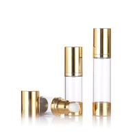 China Recommend 15ml 30ml 50ml Slim Airless Pump Bottle for Skin Care Packaging with Screen Printing Lotion & Serum for sale