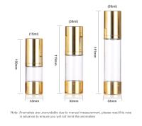 China Recommend 15ml 30ml 50ml Slim Airless Pump Bottle for Skin Care Packaging with Screen Printing Lotion & Serum for sale