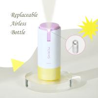 China Luxury Frosted 50ml Airless Pump Bottle Vacuum Preservation Technology for Premium Skincare Serum Packaging for sale