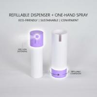 China Refillable Eco-Friendly 50ml Airless Pump Bottle Sustainable PCR Material for Green Skincare Packaging for sale