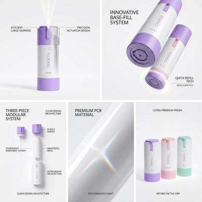 China Luxury Frosted 50ml Airless Pump Bottle Vacuum Preservation Technology for Premium Skincare Serum Packaging for sale