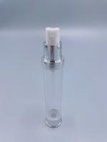 China Anodized Aluminum Airless Pump Bottle 15ml 30ml Premium Metallic Skincare Packaging for sale