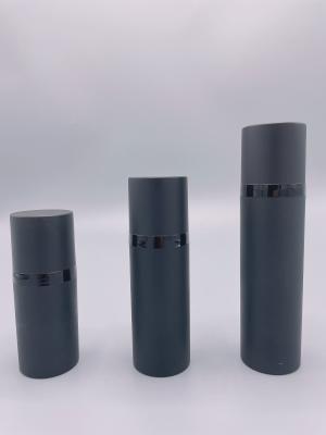 China Refillable Airless Pump Bottle 50ml PCR Recycled Plastic Green Skincare Packaging for sale