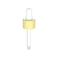 China Screw on Cosmetic Glass Dropper Pipette with Smooth Aluminium Cap for sale